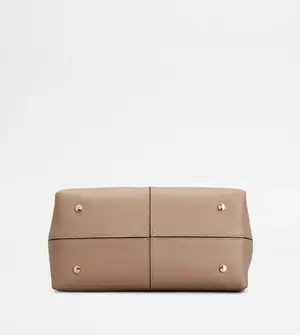 TOD'S Small Di Folio Logo Detail Shopping Tote