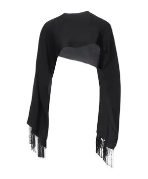 Burberry Fringed Detail Top