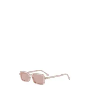 Fendi Selleria Rectangle Frame Sunglasses