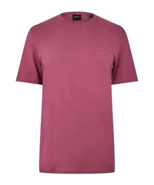 Hugo Boss Orange Tales T-shirt With Logo Patch Premium Cotton - Pink