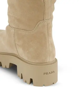 Prada Logo-embellished Tall Boots