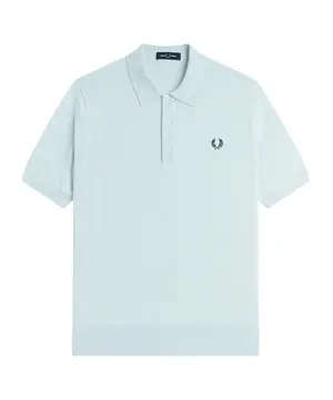 Fred Perry Solid Color Polo Shirt - Blue