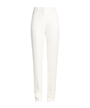 Sportmax Straight-leg Twill Trousers - White