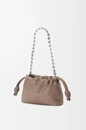 Loewe Mini Flamenco Ostrich Purse