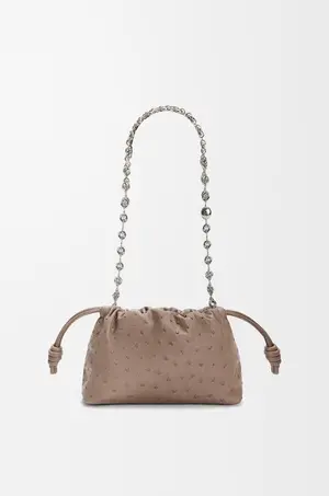 Loewe Mini Flamenco Ostrich Purse