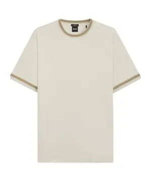 Hugo Boss Simple Crew Neck Shortsleeve Top - White
