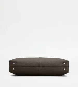TOD'S Di Logo-patch Leather Briefcase