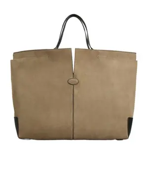 TOD'S Di Bag Folio Shopping Bag - Brown