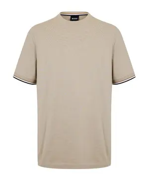 Hugo Boss Premium Cotton T-shirt - Nude