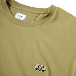 C.P. COMPANY Simple Crew Neck Shortsleeve Top