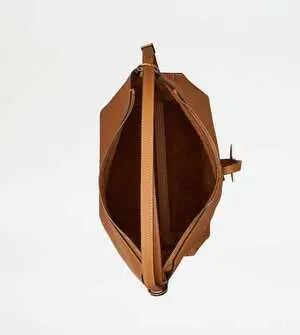 TOD'S T Timeless Medium Leather Shoulder Bag