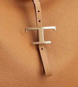TOD'S T Timeless Medium Leather Shoulder Bag