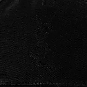 Saint Laurent Solid Color Baseball Cap