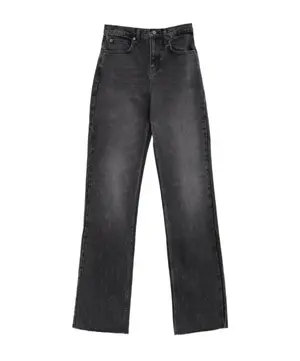 THE FRANKIE SHOP Faded-wash Denim Trousers