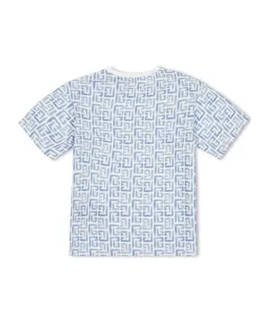 Balmain Allover Print Tshirt