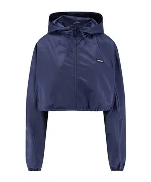 Miu Miu Long Sleeve Hooded Casual Jacket