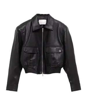 THE FRANKIE SHOP The Frankie Shop Cropped Zip-Up Jacket