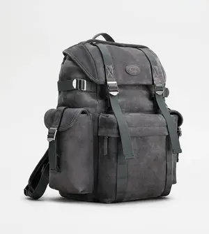 TOD'S Medium Suede Backpack