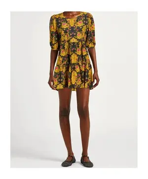 Farm Rio Round Neck Dress