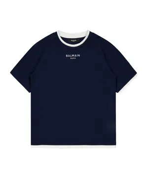 Balmain Crewneck Shortsleeve Tshirt - Black