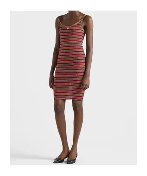 Prada Striped Cotton Dress