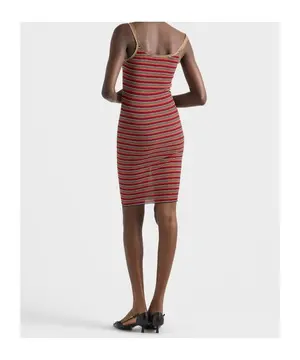 Prada Striped Cotton Dress