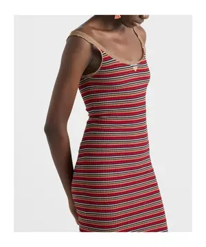 Prada Striped Cotton Dress
