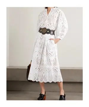 Etro Cotton-blend Poplin Midi Skirt