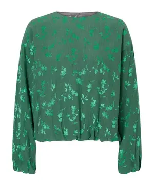 Dries Van Noten Floral-jacquard Cloqué Blouse
