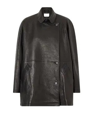 Magda Butrym Textured Leather Jacket