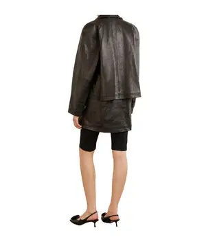 Magda Butrym Textured Leather Jacket