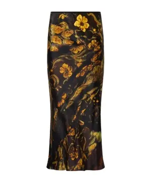 Dries Van Noten Floral Silk Maxi Dress