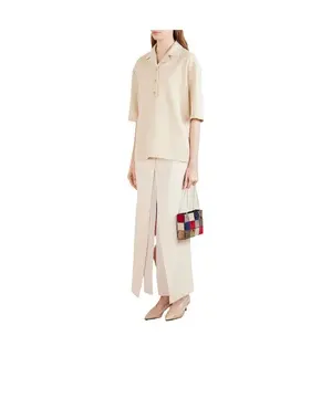 Khaite Patchwork Suede Shoulder Bag