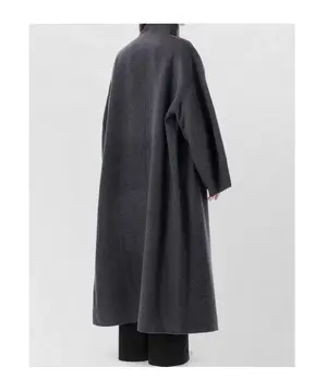 THE FRANKIE SHOP Leroy Funnel Neck Wool Coat