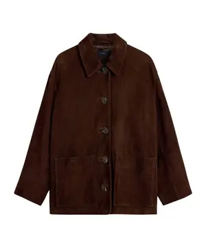 Soeur Solid Color Leather Jacket