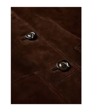 Soeur Solid Color Leather Jacket