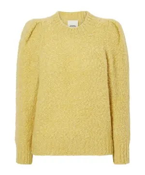Isabel Marant Étoile Emma Gathered Wool-blend Bouclé Sweater