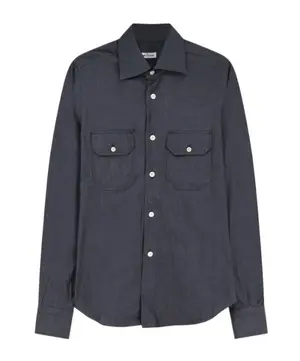 Kiton Pocketed Shirt - Black