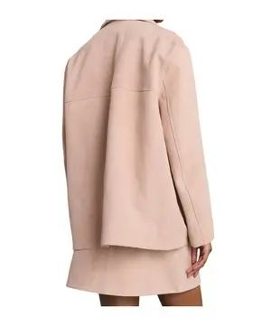 Soeur Long Sleeve Leather Jacket