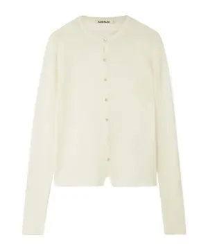 Auralee Buttoned Cardigan
