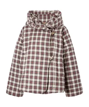 Dries Van Noten Hooded Checked Padded Cotton-flannel Jacket