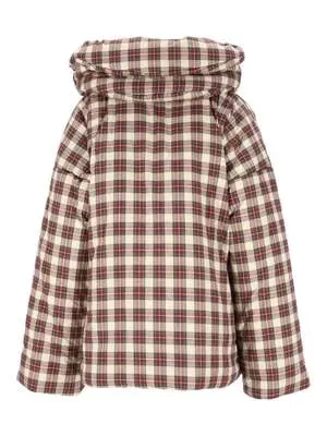 Dries Van Noten Hooded Checked Padded Cotton-flannel Jacket