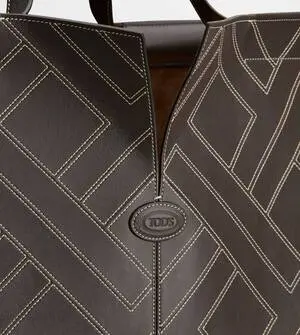TOD'S Di Large Leather Tote