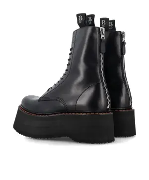 R13 Platform Lace Up Ankle Boots