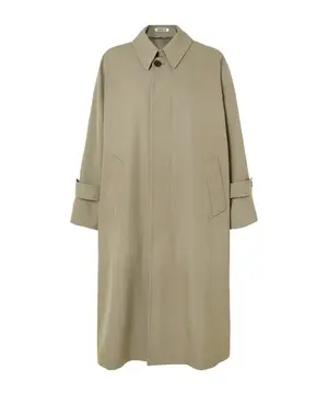 Auralee Wool-gabardine Trench Coat