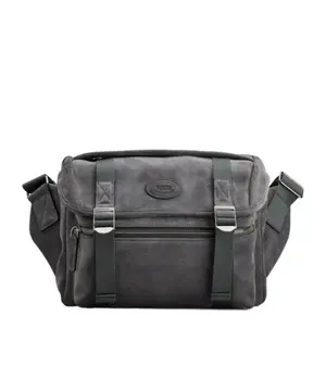 TOD'S Small Suede Shoulder Bag - Black