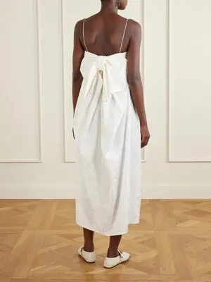 Cecilie Bahnsen Spaghetti Strap Square Neck Dress