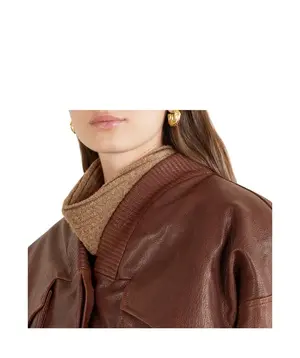 Magda Butrym Cropped Leather Jacket