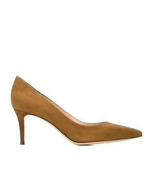 GIANVITO ROSSI Pointed-toe Stiletto High Heels - Brown