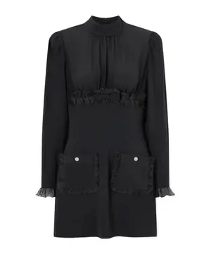 Alessandra Rich Ruffled Mini Dress